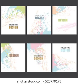 Ink Splash Design Card Brochure Flayer Stock Vector (Royalty Free ...