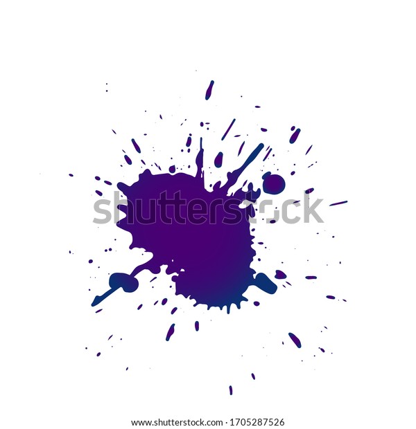 Ink Splash Grunge Splatters Abstract Background Stock Vector (Royalty ...