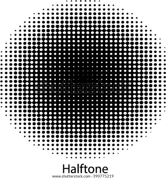 Ink Splat By Halftone Dots Color Stock Vector (Royalty Free) 390775219 ...