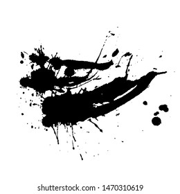 Ink Splattered Vector Art Cover Poster Stock Vector (Royalty Free ...