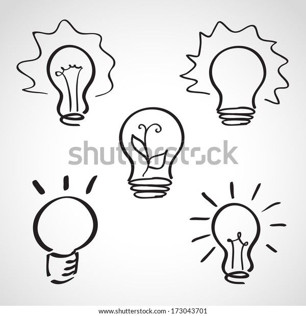 Ink Style Hand Drawn Sketch Set Stock Vector (Royalty Free) 173043701 ...
