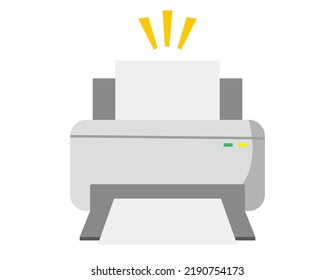 Inkjet Printers Illustrations Stock Vector (Royalty Free) 2190754173 ...