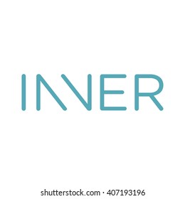 Inner Logotype Stock Vector (Royalty Free) 407193196 | Shutterstock