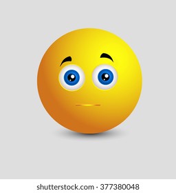 Innocent Smiley Facial Stock Vector (Royalty Free) 377380048 | Shutterstock