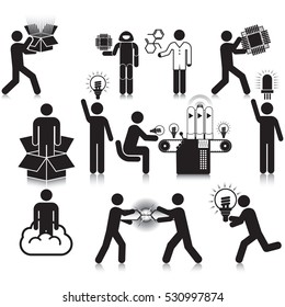 293 Stick figure factory Images, Stock Photos & Vectors | Shutterstock