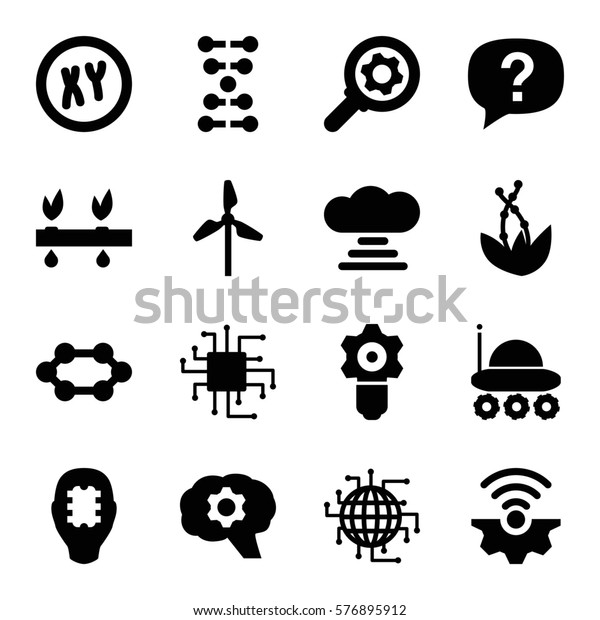 Innovation Icon Set 16 Innovation Filled Stock Vector (Royalty Free ...