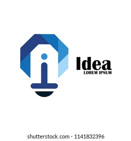 Innovation Idea Logo Design Stock Vector (Royalty Free) 1141832396