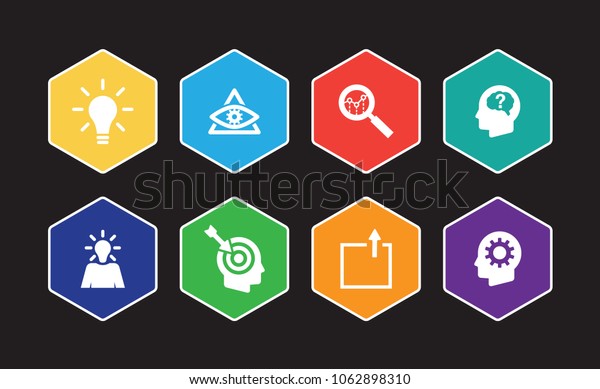 Innovation Infographic Icon Set Stock Vector (Royalty Free) 1062898310 ...