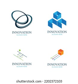 Innovation Technology Company Abstract Vector Logo Stock Vector ...