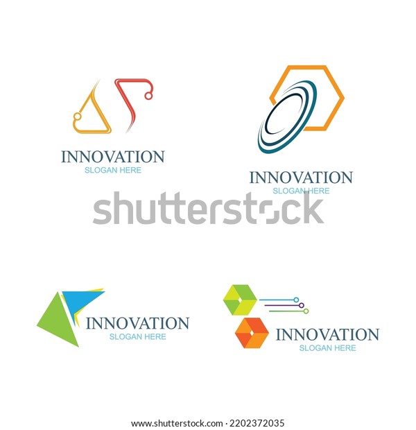 Innovation Technology Company Abstract Vector Logo Stock Vector ...
