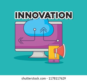 Innovation Technology Design Stock Vector (Royalty Free) 1178117629 ...