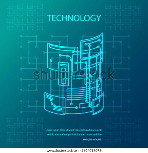 Innovative Technologies Background Vector Clipart Vector 库存矢量图（免版税）1604016073 | Shutterstock