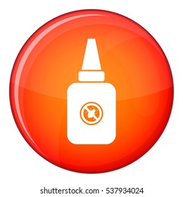 Insect Spray Icon Red Circle Isolated Stock Vector (Royalty Free ...