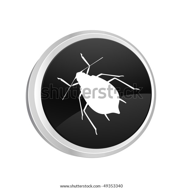 Insect Symbol Black Series Stock Vector (Royalty Free) 49353340 ...