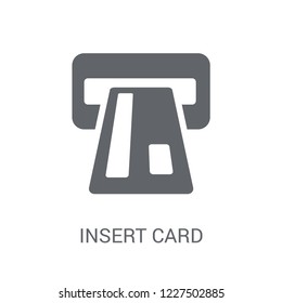 Insert Card Icon Trendy Insert Card Stock Vector (Royalty Free ...