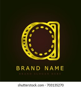 Insert Coin Golden Metallic Logo Stock Vector (Royalty Free) 703135270 ...