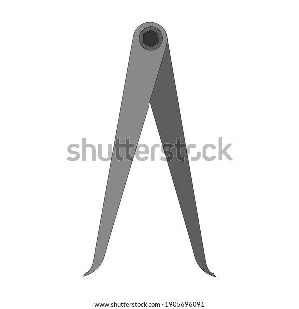 Inside Calipers Used Measure Internal Size Stock Vector (Royalty Free ...