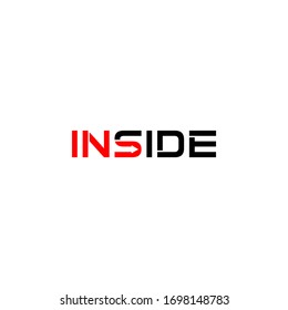 Inside Letter Original Monogram Logo Design Stock Vector (Royalty Free ...