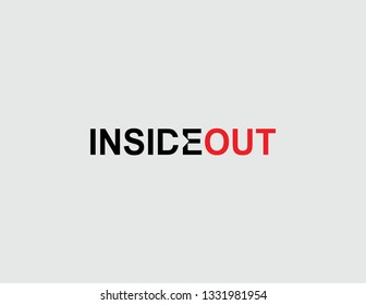 Inside Out Name Logo Stock Vector (Royalty Free) 1331981954 | Shutterstock