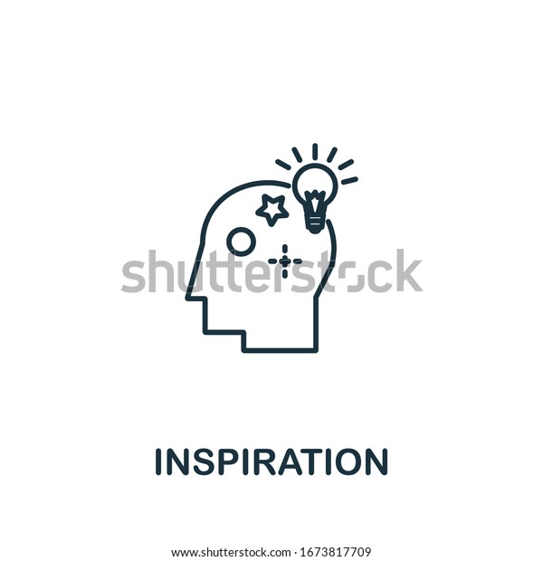 Inspiration Icon Teamwork Collection Simple Line Stock Vector (Royalty ... Inspiration Icon Teamwork Collection Simple Line Stock Vector (Royalty ...