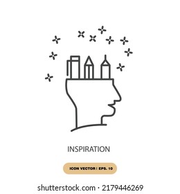 Inspiration Icons Symbol Vector Elements Infographic Stock Vector ...