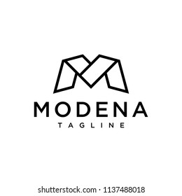 Inspiration Logo Symbols Initials M Form Stock Vector (Royalty Free ...