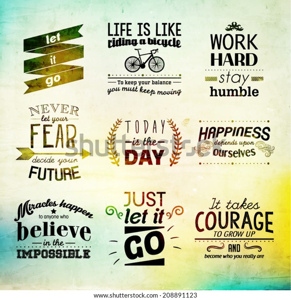 Inspirational Encouraging Quote Vector Design Stock Vector (Royalty ...