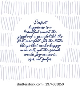 Inspirational Quote Template Round Frame On Stock Vector (Royalty Free ...