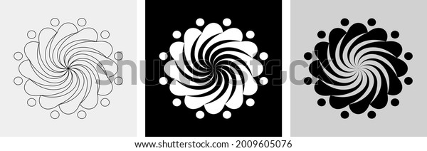Inspired Identical Iban Tattoo Design Redesigned Stock Vector (Royalty ...