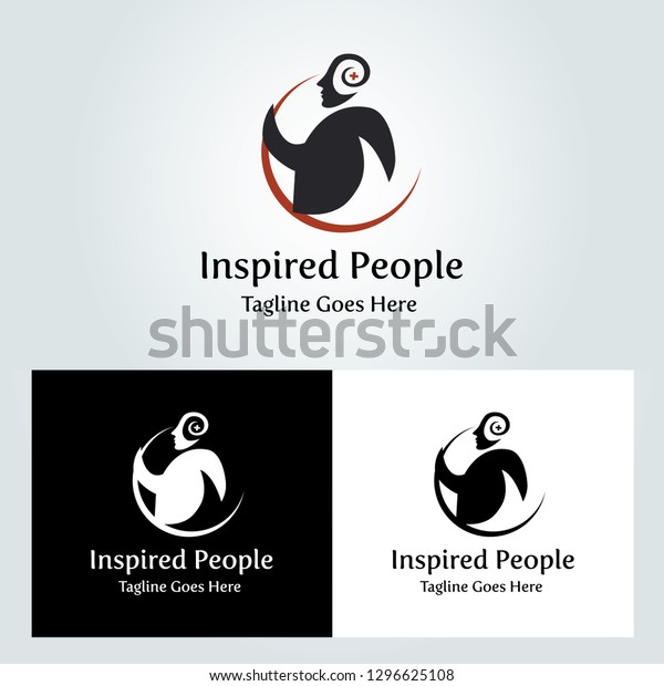 Inspired People Logo Design Template Vector Stock Vector (Royalty Free ...
