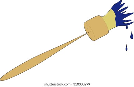 Insulated Brush Paint Cartoon Vector Stock Vector (Royalty Free ...