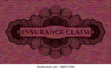 Insurance Claim Text Inside Linear Brick Stock Vector (Royalty Free ...