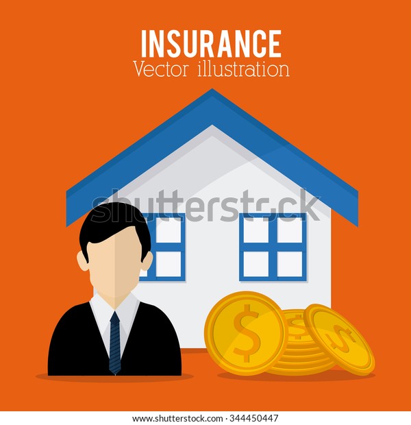 Insurance Concept Icons Design Vector Illustration Stock Vector ...
