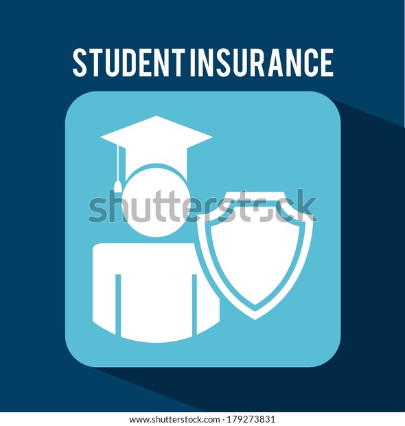 Insurance Design Over Blue Background Vector Stock Vector (Royalty Free ...