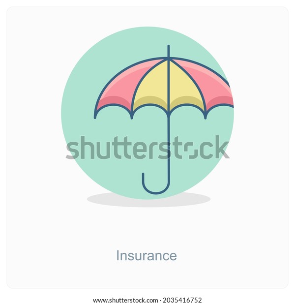 Insurance Funds Icon Concept Stock Vector (Royalty Free) 2035416752 ...