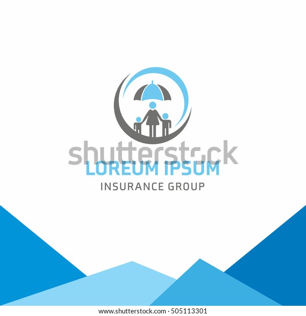 Insurance Logo Home Umbrella Insurance Logo Stock Vector (Royalty Free ...