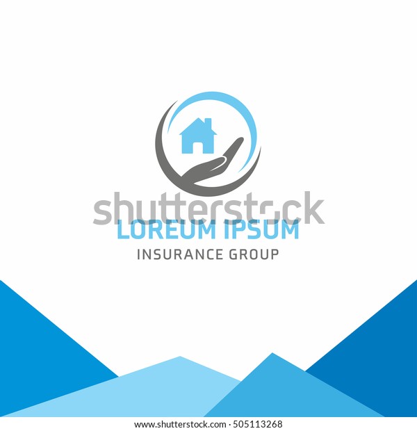 「Insurance Logo Home Insurance Logo Vector」のベクター画像素材（ロイヤリティフリー） 505113268