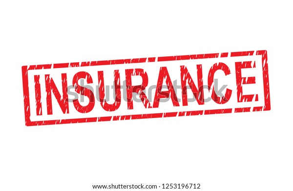Insurance Vector Stamp Icon Background Stock Vector (Royalty Free ...