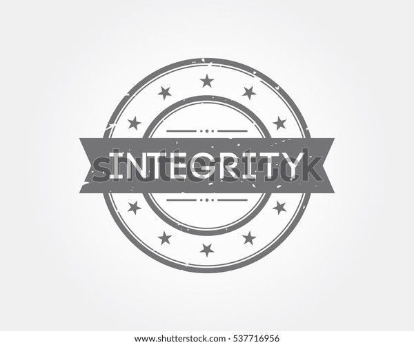 Integrity Gray Stamp Sign Stock Vector (Royalty Free) 537716956 ...
