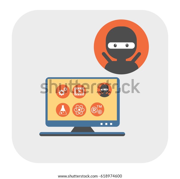 Intellectual Property Protection Stock Vector (Royalty Free) 618974600 ...