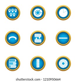 Interchange Icons Set Flat Set 9 Stock Vector (Royalty Free) 1210950664