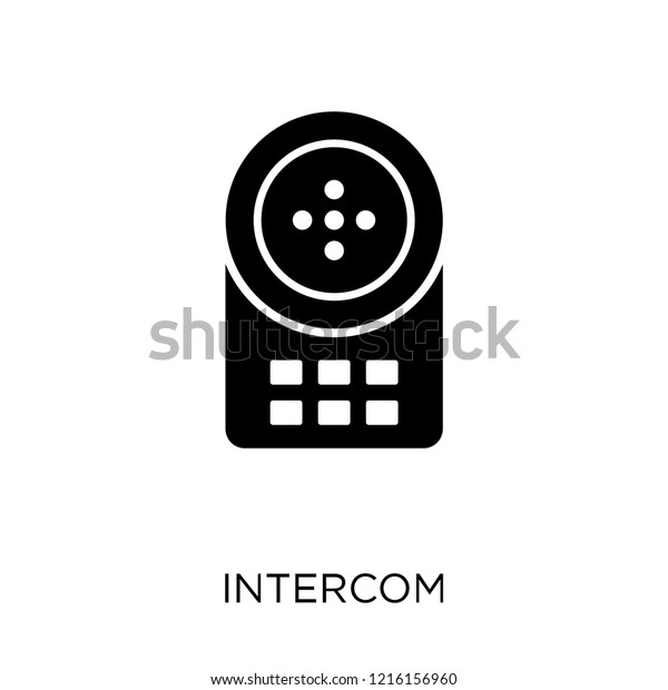 Intercom Icon Intercom Symbol Design Smarthome Stock Vector (Royalty ...
