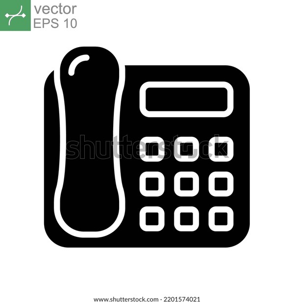 Intercom Telephone Icon Ip Phones Telephone Stock Vector (Royalty Free ...