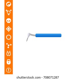 Interdental Brush Icon Stock Vector (Royalty Free) 577201159