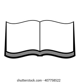 Interesting Form Open Book Stock Vector (Royalty Free) 407758522 ...