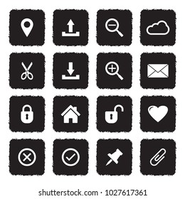 Interface Icons Black Flat Design Circle: เวกเตอร์สต็อก (ปลอดค่า ...