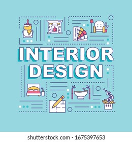 Interior Design Word Concepts Banner Professional Stock Vector (Royalty ...