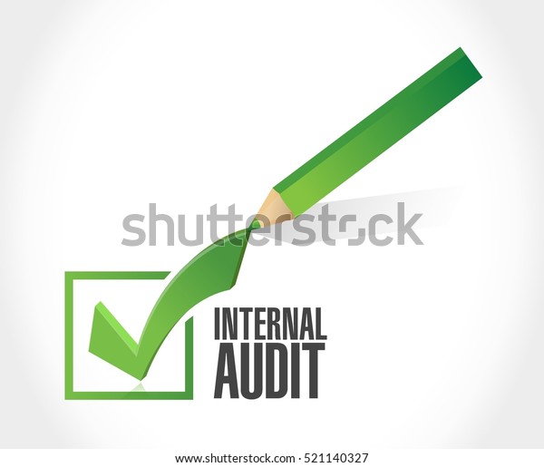 Internal Audit Approval Sign Concept Illustration Stock Vector (Royalty ...