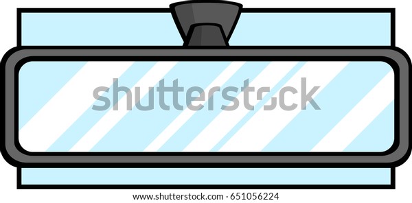 Internal Rear View Mirror Stock Vector (Royalty Free) 651056224