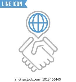 International Agreement Vector Icon Stock Vector (Royalty Free ...
